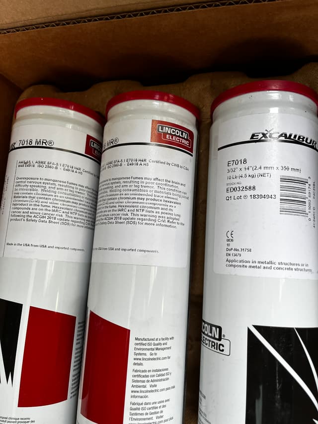 7018 mr smaw welding stick rod 9 cans · Tools and Equipment in Edmonton ...