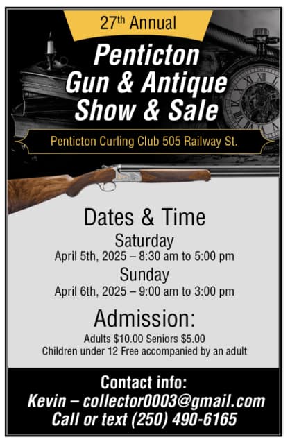 PENTICTON GUN & ANTIQUE SHOW . Sporting Goods in Edmonton · TownPost