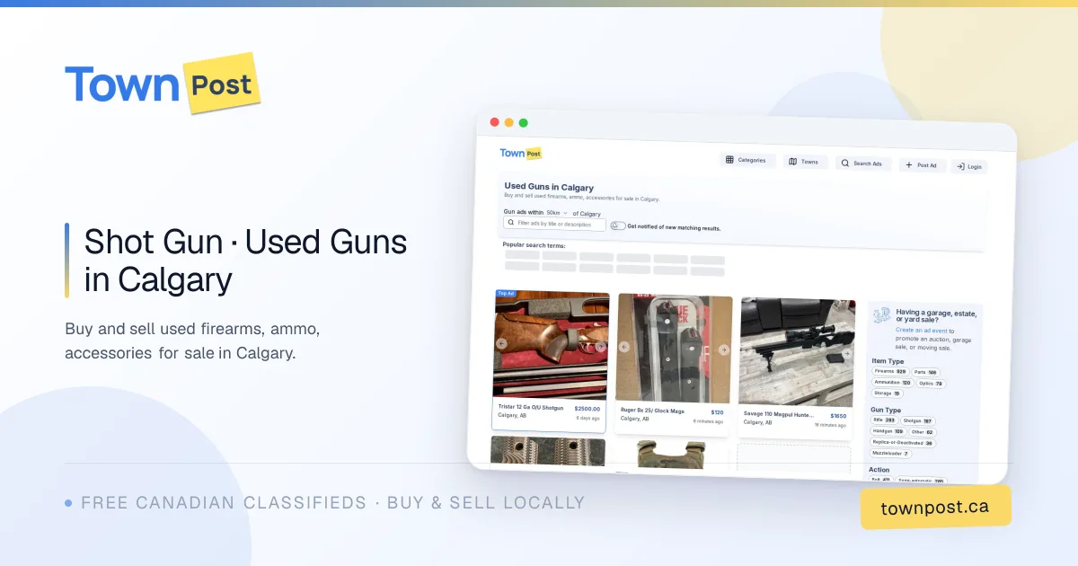 Shot Gun · Used Guns in Calgary · TownPost