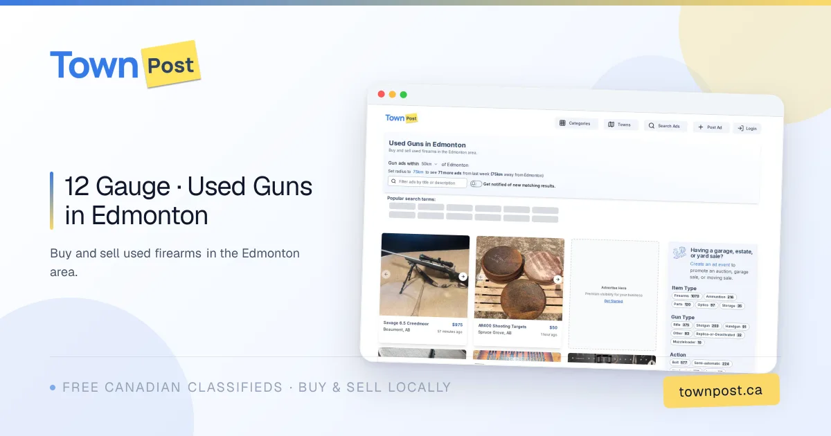 12 Gauge · Used Guns in Edmonton · TownPost
