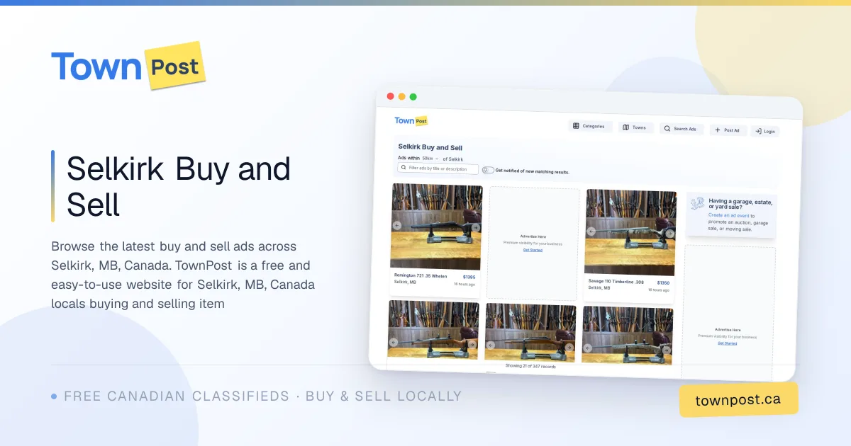 Selkirk Buy and Sell · TownPost